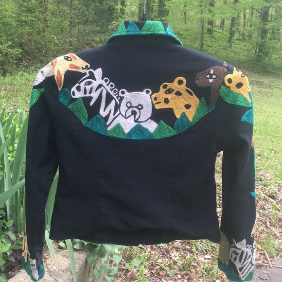 Anage | Jackets & Coats | Rare Vintage Embroidered Jacket | Poshmark